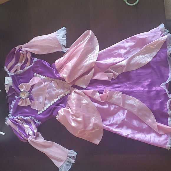 Disney | Costumes | Disney Tangled Rapunzel Purple Pink Shiny Sparkly ...